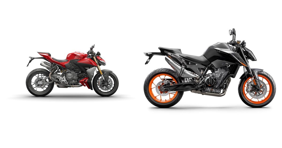 Ducati Streetfighter V2 2025 vs KTM 890 Duke 2021