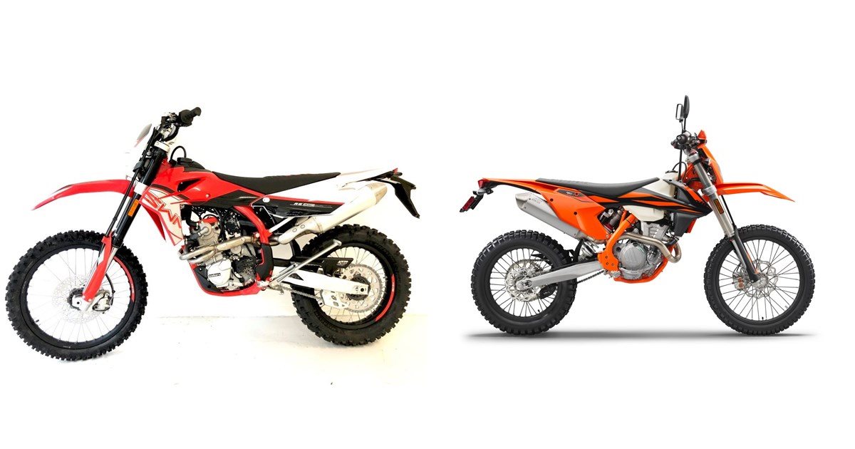 Motorrad Vergleich SWM RS 300 R 2023 vs. KTM 350 EXC-F 2019