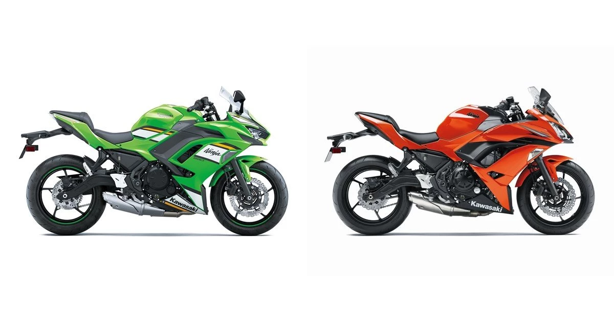 Motorrad Vergleich Kawasaki Ninja 650 2025 vs. Kawasaki Ninja 650 2017