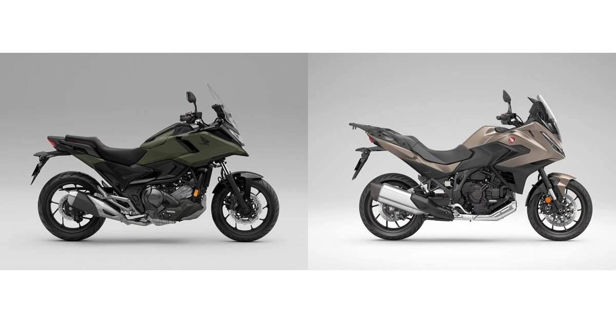 Motorrad Vergleich Honda NC750X DCT 2025 vs. Honda NT1100 DCT 2025