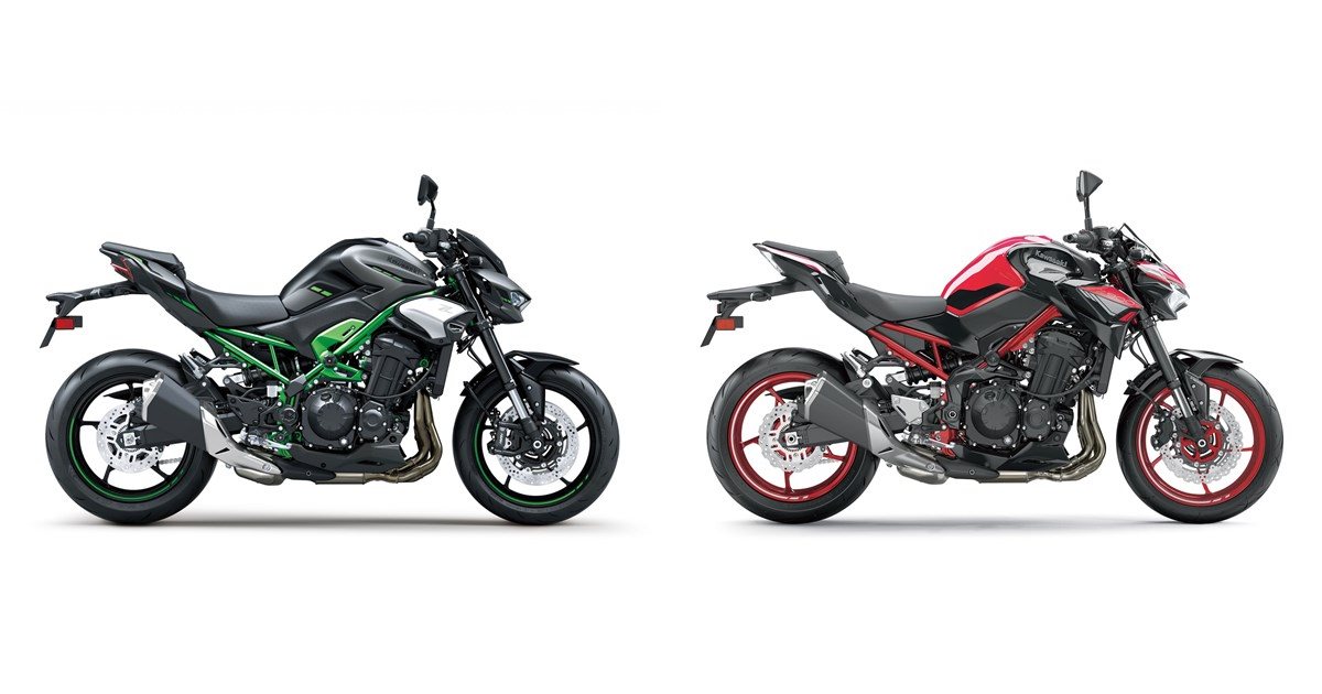 Kawasaki Z900 2025 vs Kawasaki Z900 2024