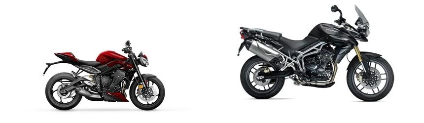 Triumph Street Triple 765 RS 2024 vs Triumph Tiger 800 2011