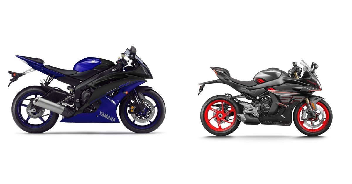 Yamaha YZF-R6 2014 vs CFMOTO 450SR S 2024