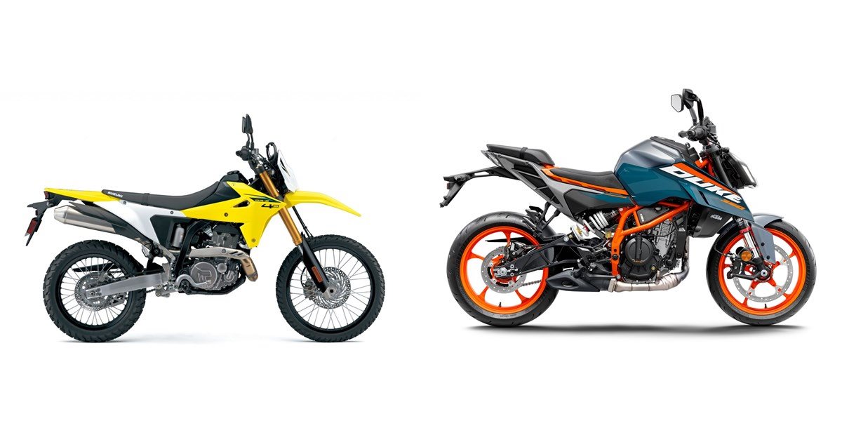 Suzuki DR-Z4S 2025 vs KTM 390 Duke 2024