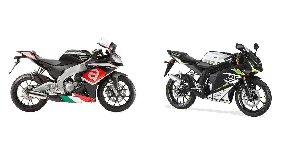 Motorrad Vergleich Aprilia RS4 50 2020 vs. Rieju RS3 50 2016