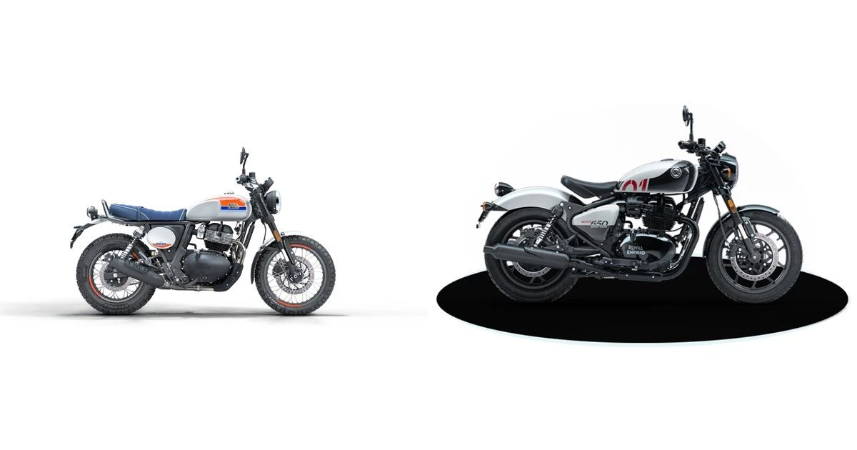 Royal Enfield Bear 650 2025 vs Royal Enfield Shotgun 650 2024