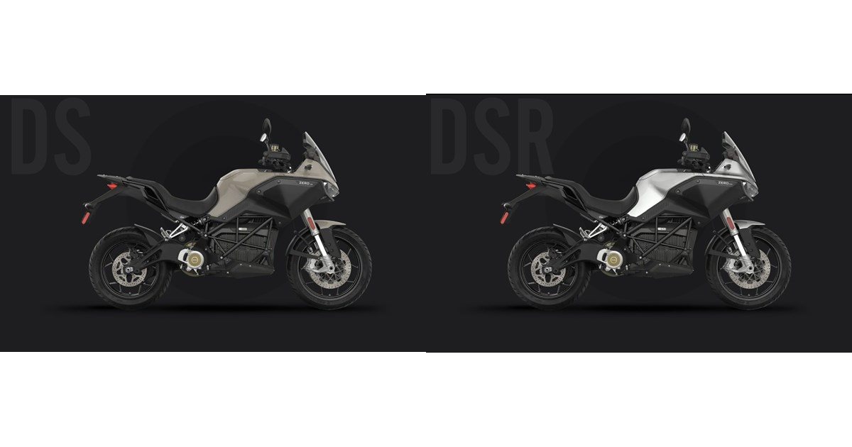 Motorrad Vergleich Zero DS 2024 vs. Zero DSR 2024