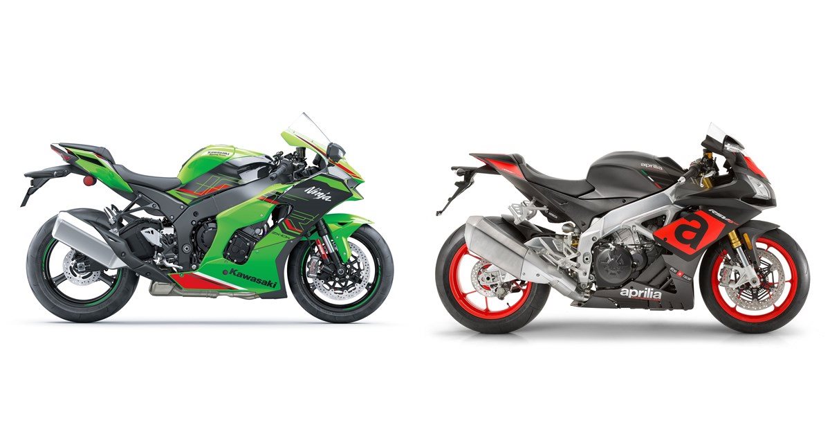 Kawasaki Ninja ZX-10R 2024 vs Aprilia RSV4 RR 2017