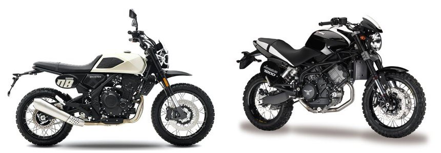 Motorrad Vergleich Brixton Crossfire 500XC 2024 vs. Moto Morini ...