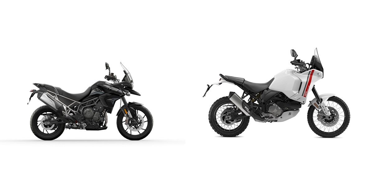 Triumph Tiger 900 GT Pro 2023 vs Ducati DesertX 2024
