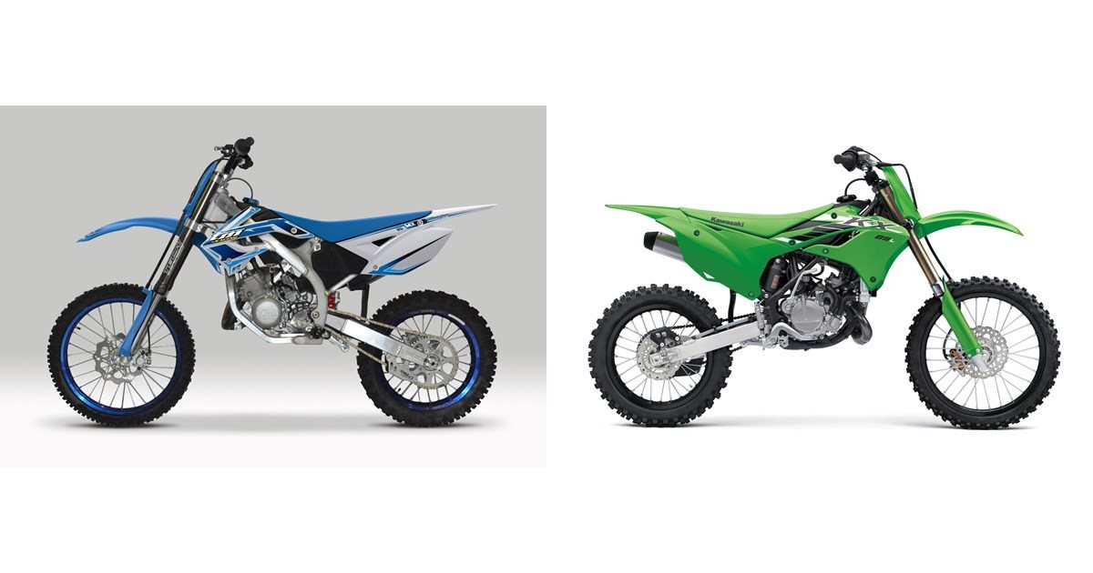 Motorrad Vergleich TM MX 85 JUNIOR 2013 vs. Kawasaki KX 85 II 2025