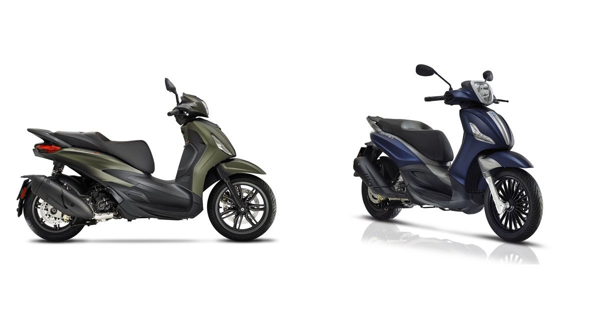Motorrad Vergleich Piaggio Beverly 300 S 2024 vs. Piaggio Beverly 300 i ...