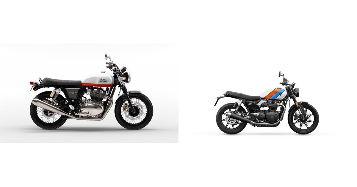 Royal Enfield Interceptor 650 2021 vs Triumph Speed Twin 900 2025