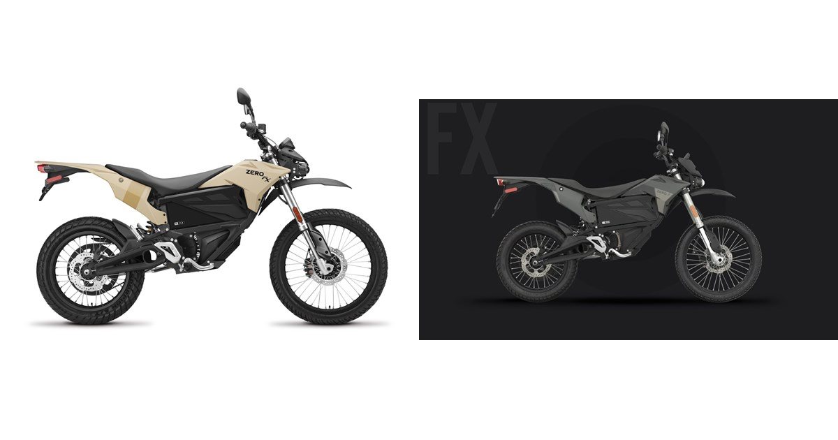 Motorrad Vergleich Zero FX 2019 vs. Zero FX 2024