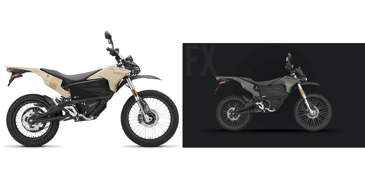 Motorrad Vergleich Zero FX 2020 vs. Zero FX 2024