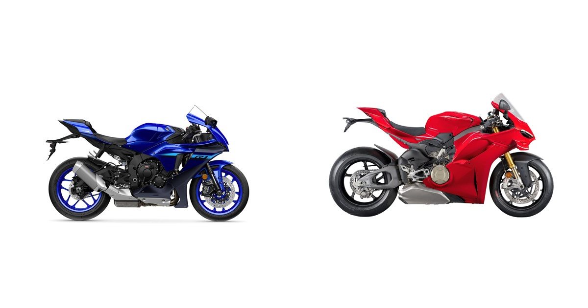 Yamaha R1 2024 vs Ducati Panigale V4 S 2025
