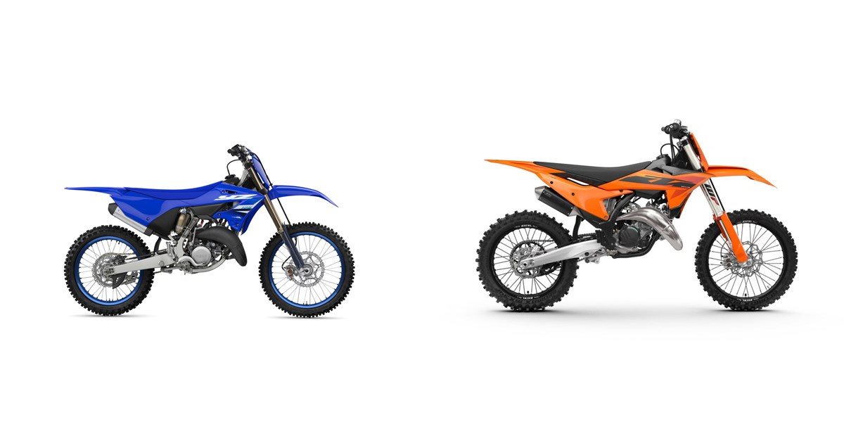 Motorrad Vergleich Yamaha YZ125LC 2025 vs. KTM 125 SX 2025