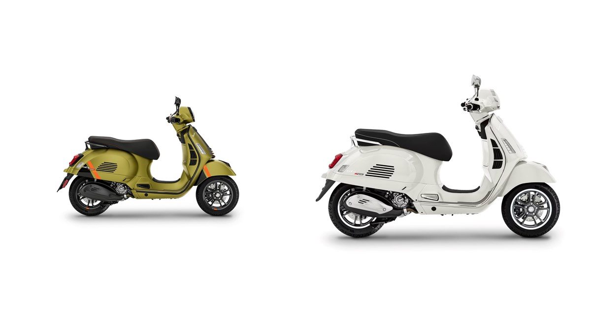 Motorrad Vergleich Vespa GTS 300 Super Sport 2023 vs. Vespa GTS 310 Super 2025