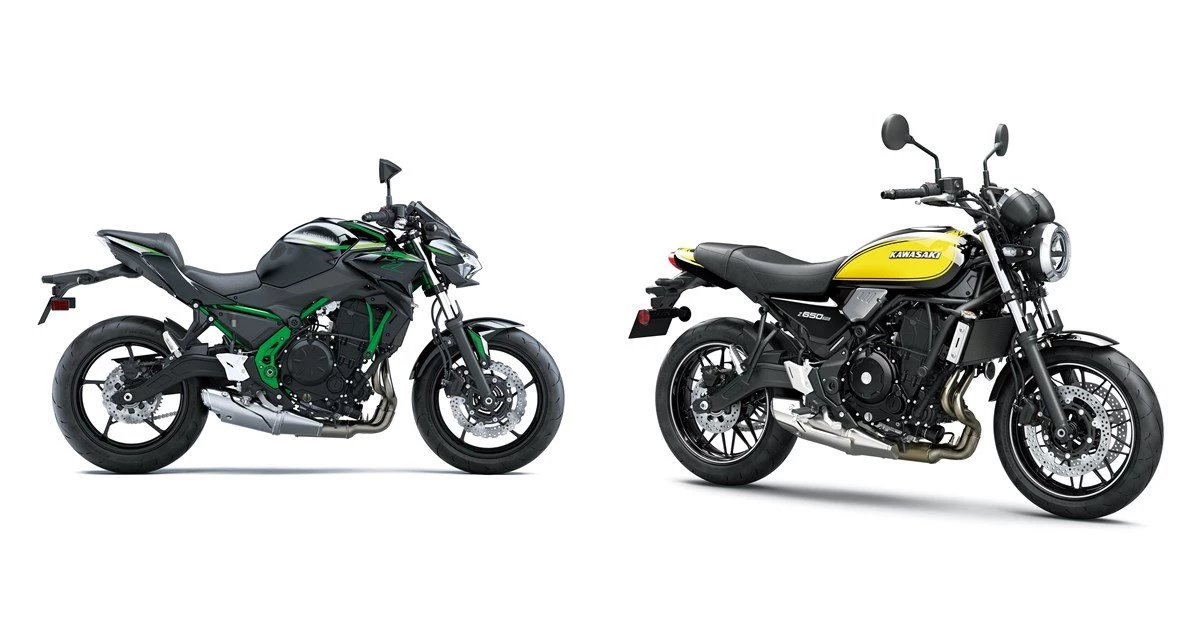 Kawasaki Z650 2025 vs Kawasaki Z650 RS 2025