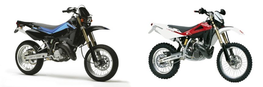 Motorrad Vergleich Husqvarna SM 125 S 2005 vs. Husqvarna WR 250 2007