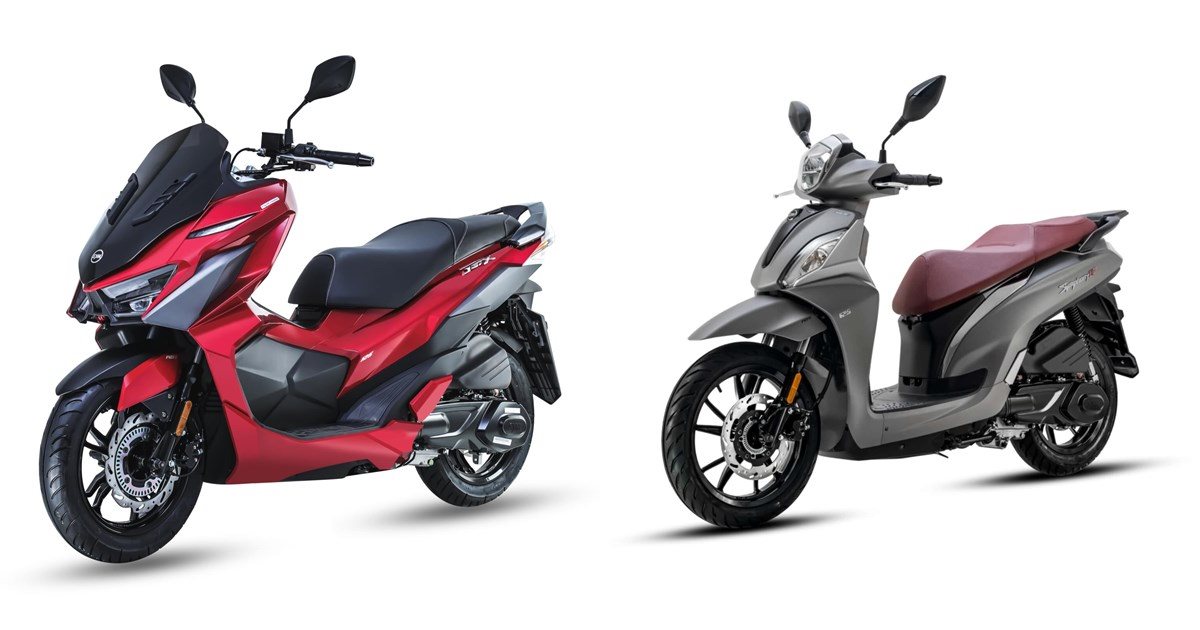 Motorrad Vergleich Sym Jet X 125 2023 vs. Sym Symphony ST 125 2023