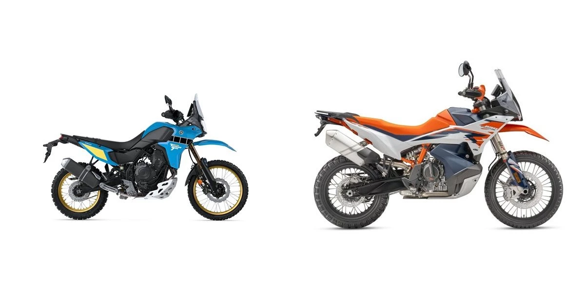 Yamaha Tenere 700 Rally 2025 vs KTM 890 Adventure R 2025