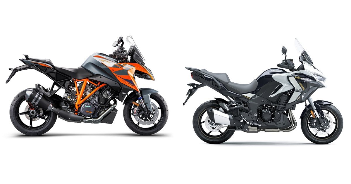 KTM 1290 Super Duke GT 2023 vs Kawasaki Versys 1100 SE 2025