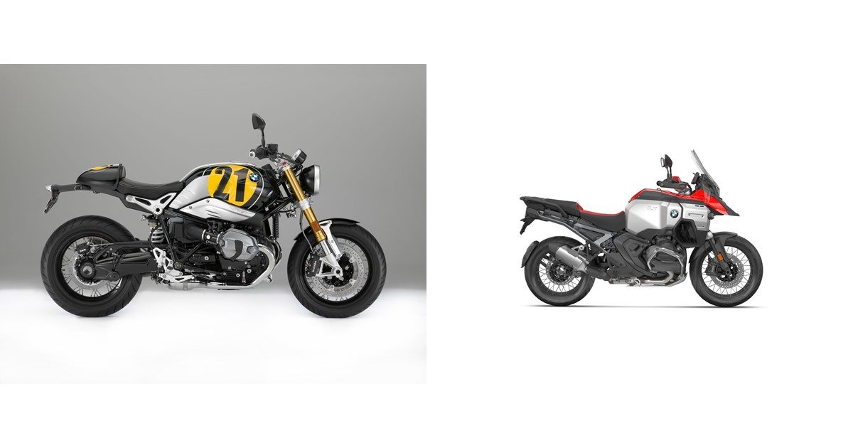 BMW R nineT 2018 vs BMW R 1300 GS Adventure 2024