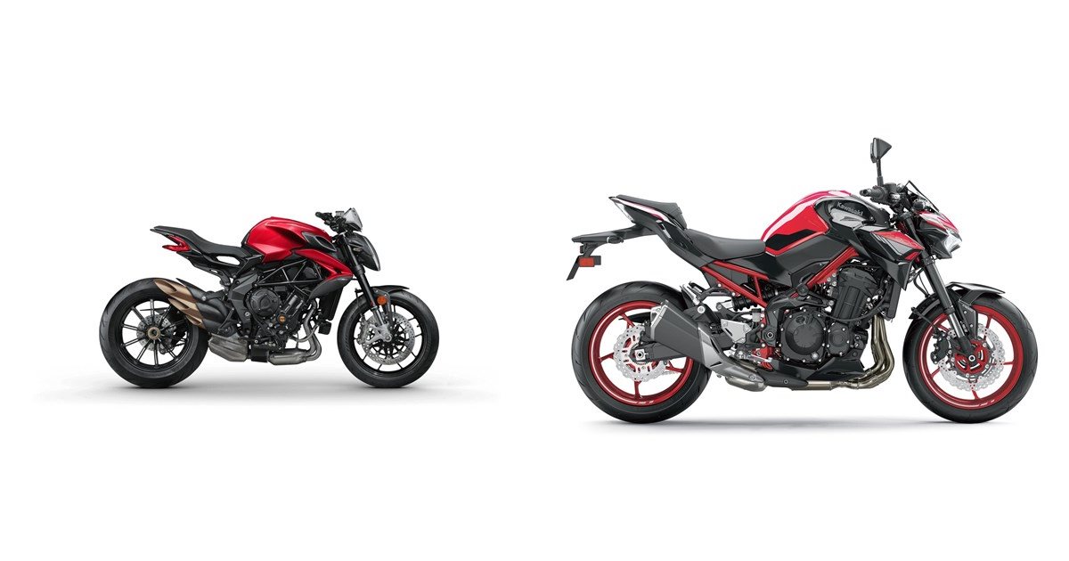 MV Agusta Dragster 800 R 2024 vs Kawasaki Z900 2024