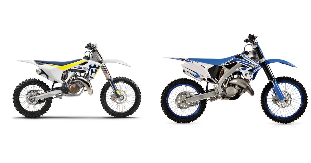 Motorrad Vergleich Husqvarna TC 125 2017 vs. TM MX 125 2013