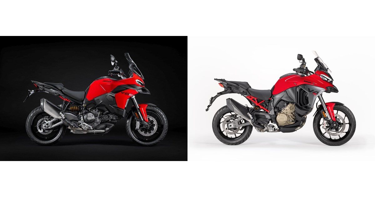Comparaison des motos Ducati Multistrada V2 S 2025 VS. Ducati Multistrada V4 S 2025