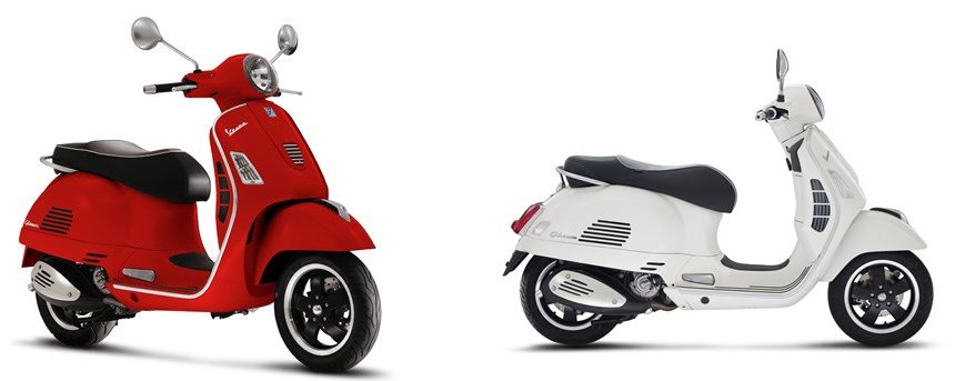 Motorrad Vergleich Vespa GTS 125 ie Super 2009 vs. Vespa GTS 125 ie Super 2014