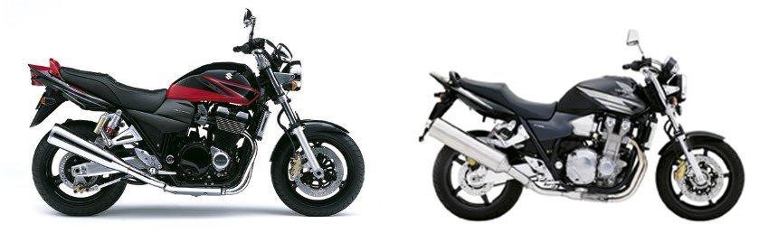 Suzuki GSX 1400 2005 vs Honda CB 1300 2006