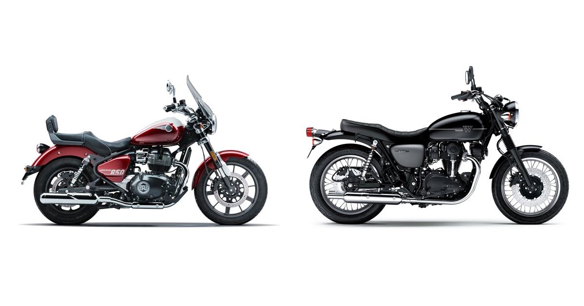 Royal Enfield Super Meteor 650 2024 vs Kawasaki W800 Street 2019