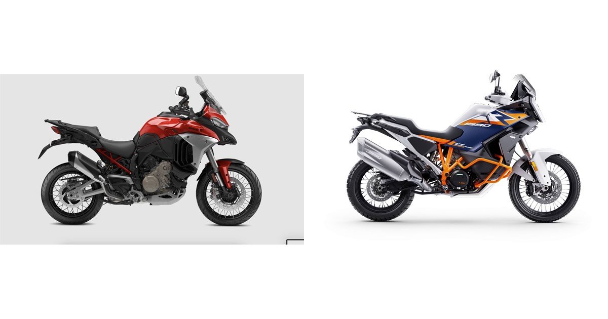 Ducati Multistrada V4 Rally 2024 vs KTM 1390 Super Adventure R 2025