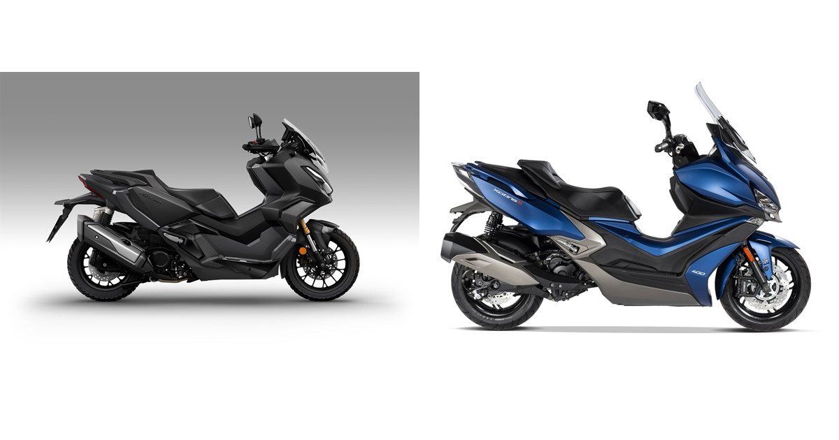 Motorrad Vergleich Honda ADV350 2024 vs. Kymco Xciting S 400i ABS 2024
