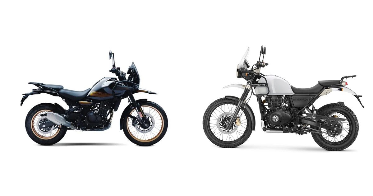 Royal Enfield Himalayan 450 2024 vs Royal Enfield Himalayan 2017