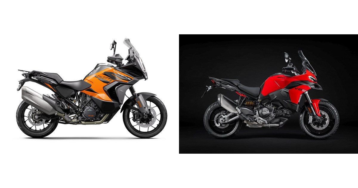 KTM 1290 Super Adventure S 2022 vs Ducati Multistrada V2 S 2025