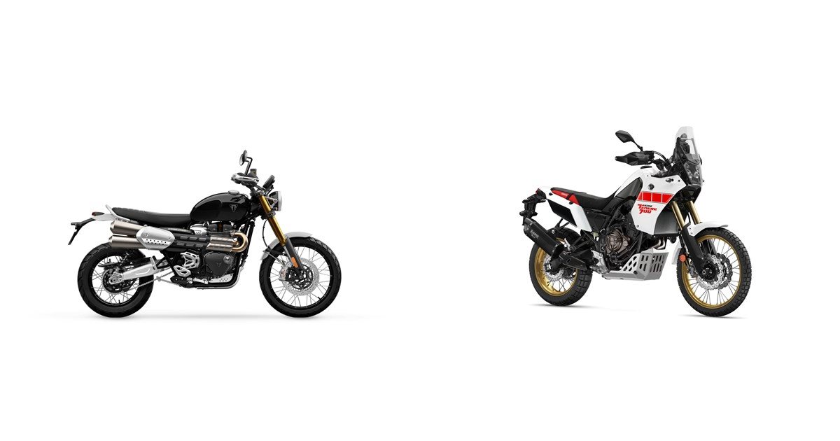 Triumph Scrambler 1200 XE 2024 vs Yamaha Tenere 700 Rally Edition 2022