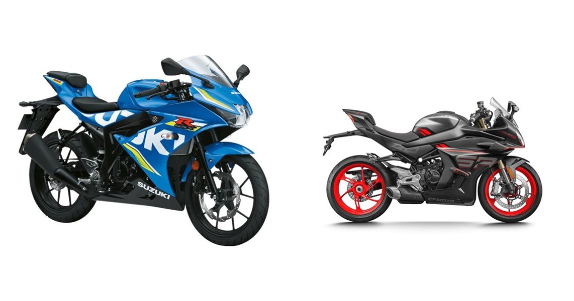 Suzuki GSX-R 125 2020 vs CFMOTO 450SR S 2024