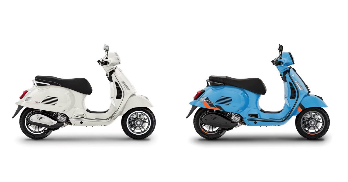 Motorrad Vergleich Vespa GTS 310 Super 2025 vs. Vespa GTS 310 ...