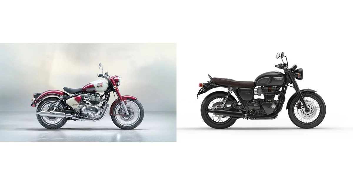 Royal Enfield Classic 650 2025 vs Triumph Bonneville T120 Black 2016
