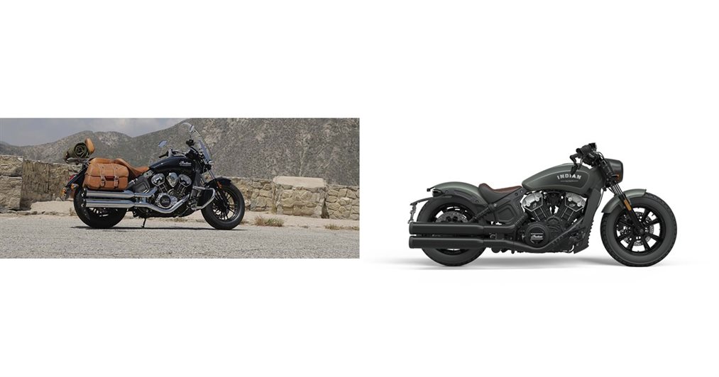 Indian Scout 2015 vs Indian Scout Bobber 2021