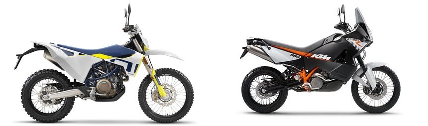 Husqvarna 701 Enduro 2022 vs KTM 990 Adventure R 2009