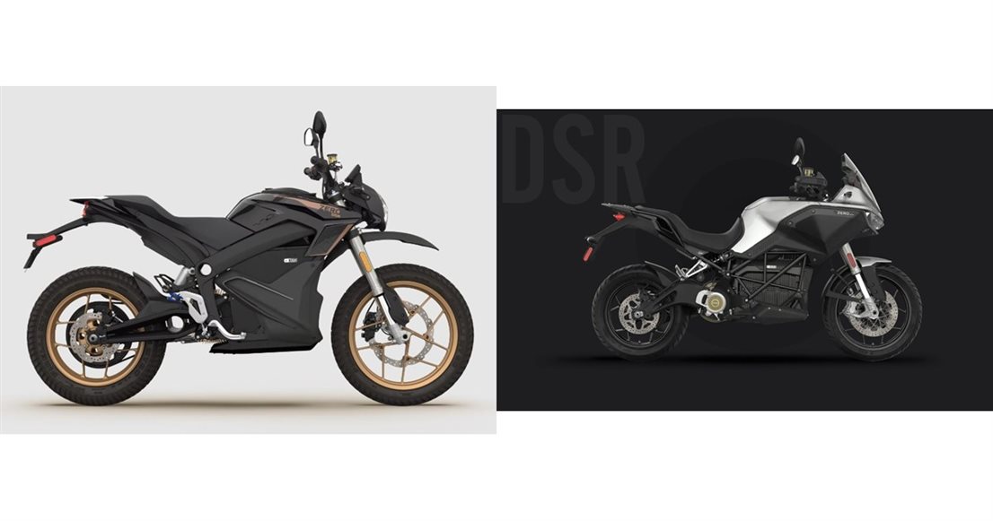 Motorrad Vergleich Zero DSR 2023 vs. Zero DSR 2024