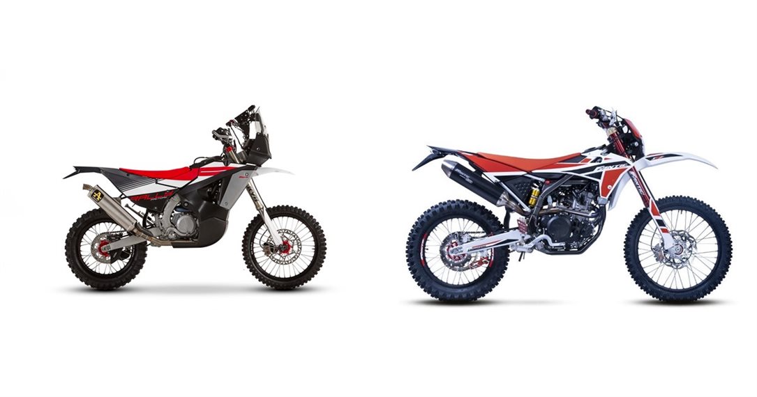 Motorrad Vergleich Fantic XEF Rally Factory 2023 vs. Fantic XEF 250 Trail 2022