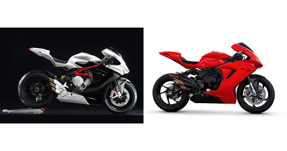 MV Agusta F3 800 2014 vs MV Agusta F3 800 Rosso 2023