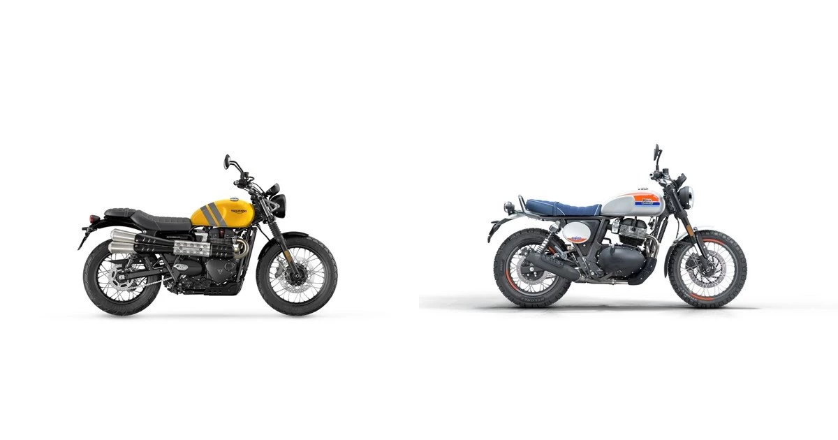 Triumph Scrambler 900 2024 vs Royal Enfield Bear 650 2025