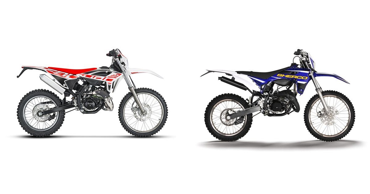 Motorrad Vergleich Beta RR 2T 50 2022 vs. Sherco SE 50 R 2018