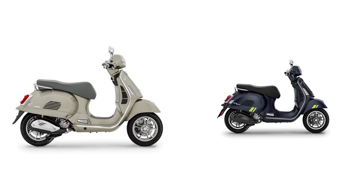 Motorrad Vergleich Vespa GTS 310 2025 vs. Vespa GTS 300 Super Tech 2024
